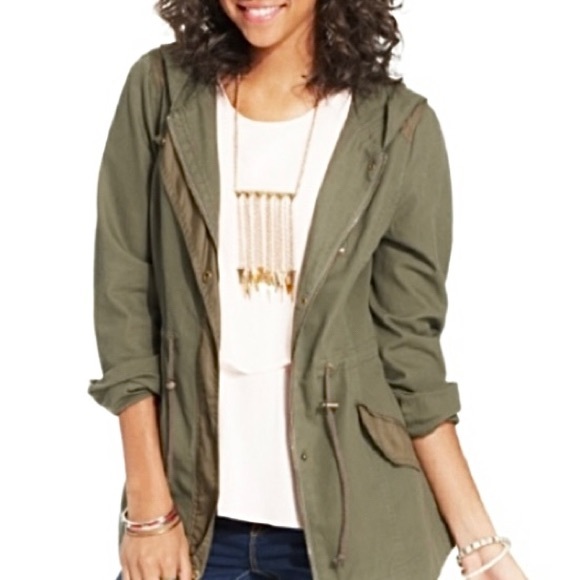 American Rag | Jackets & Coats | American Rag Utility Jacket In Olive ...